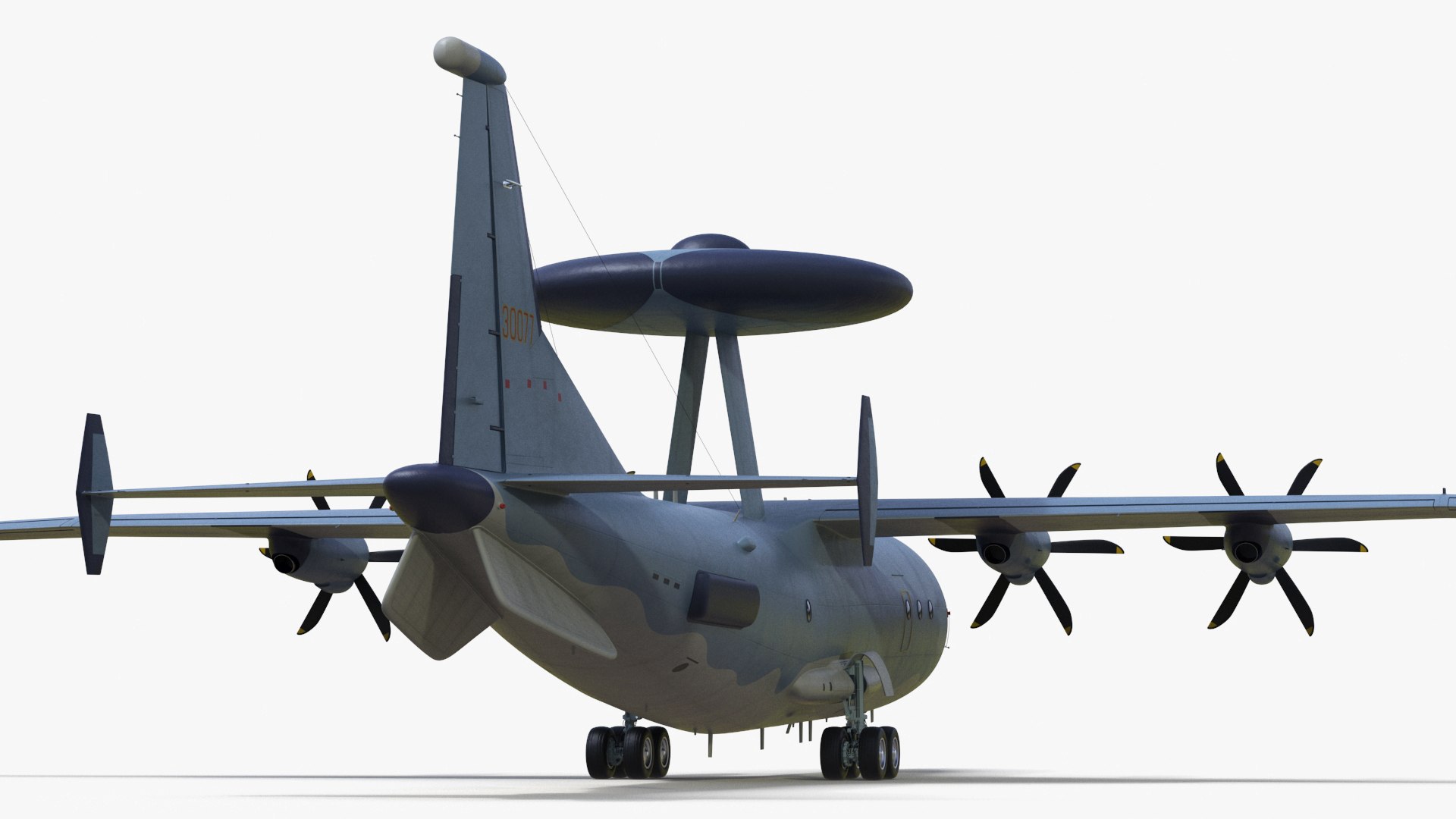 3D Airborne Early Warning And Control Aircraft Rigged - TurboSquid 2302779