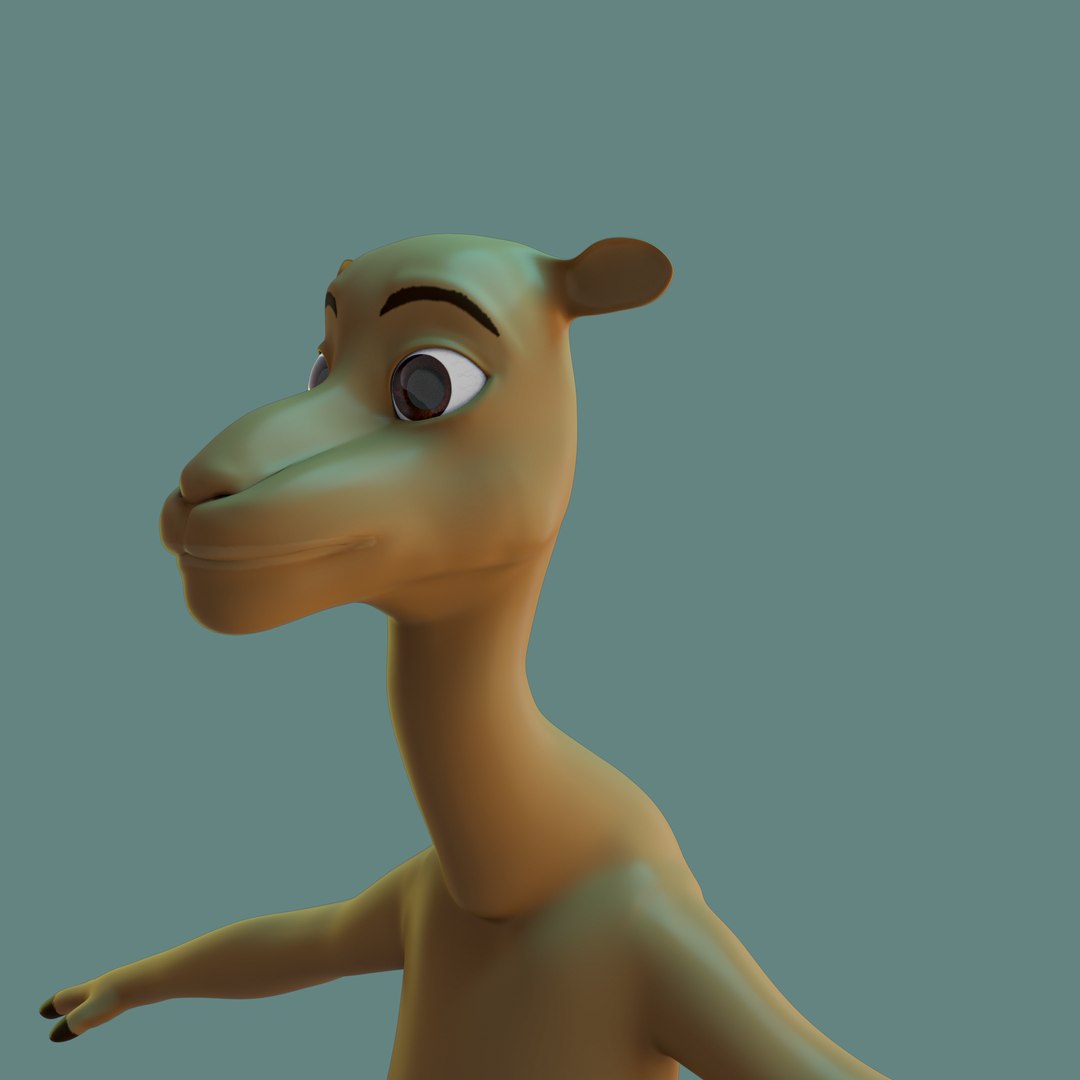 3D Stylized Camel NoRig - TurboSquid 2012645