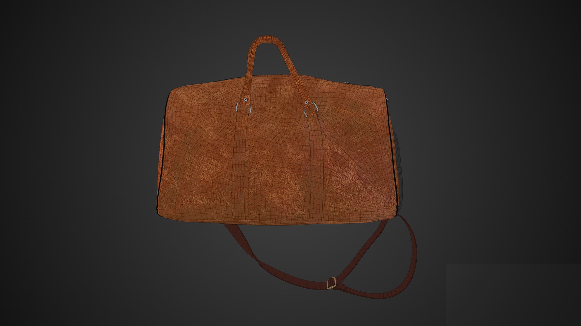 3D Game Ready Leather Bag - TurboSquid 2082792