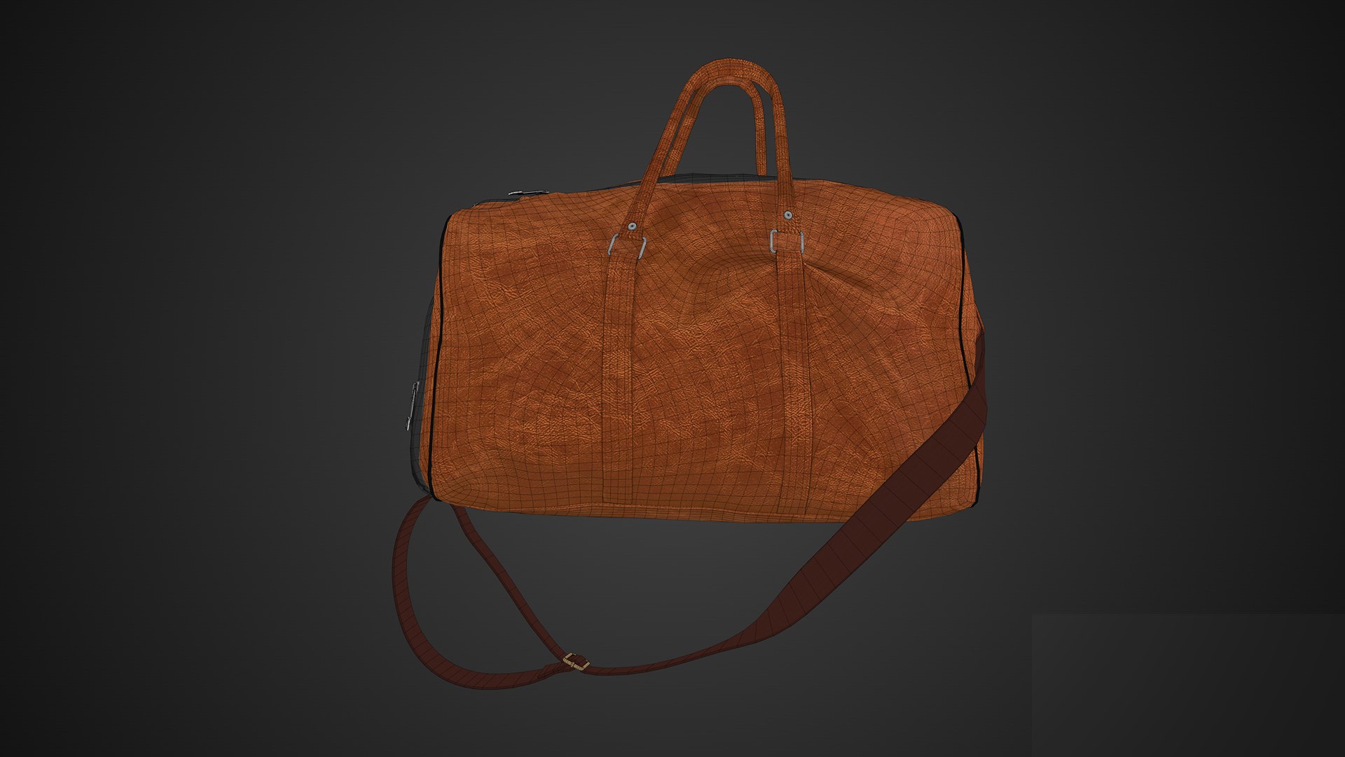 3D Game Ready Leather Bag - TurboSquid 2082792