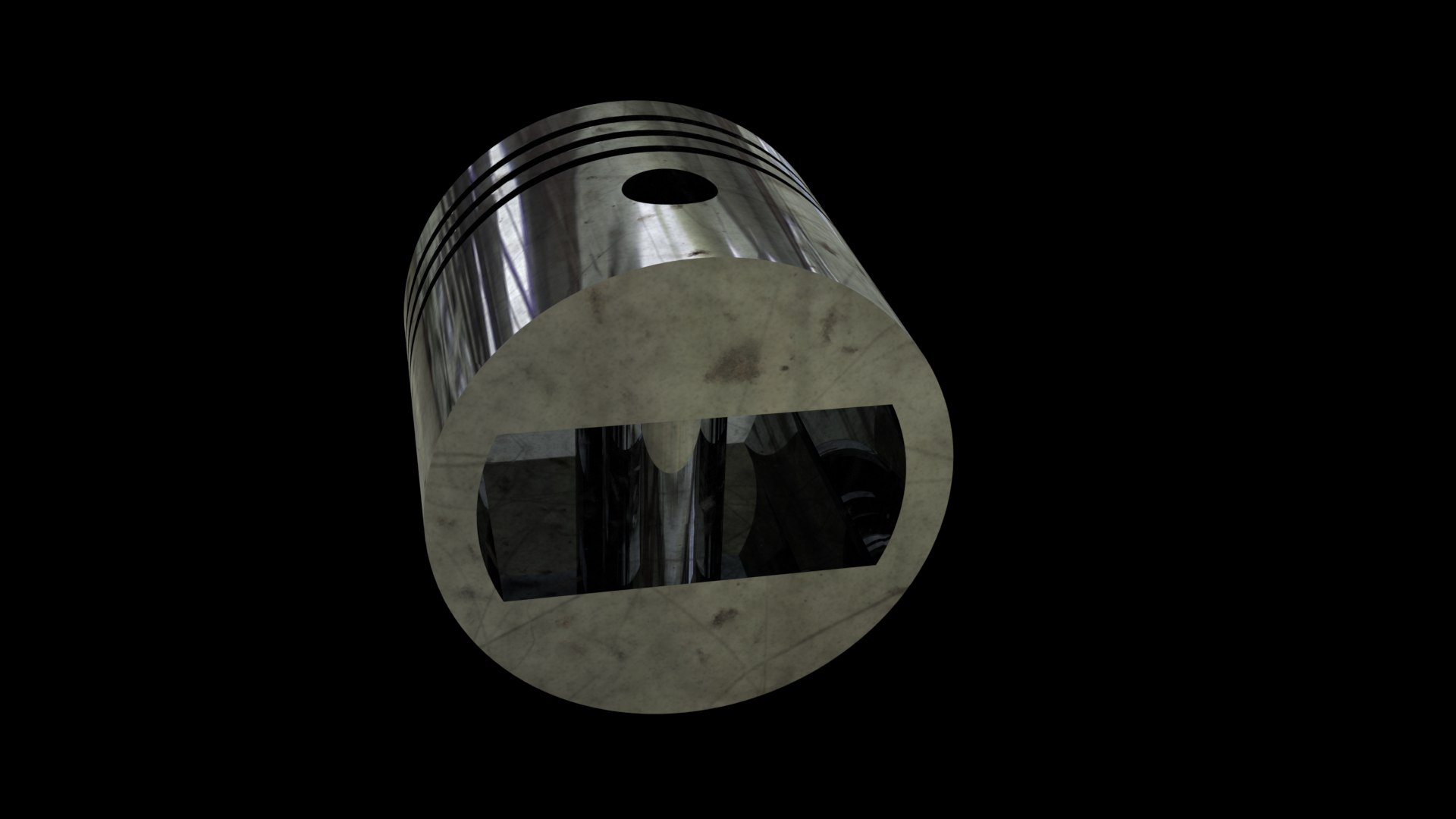 Free Piston Model - TurboSquid 1320057