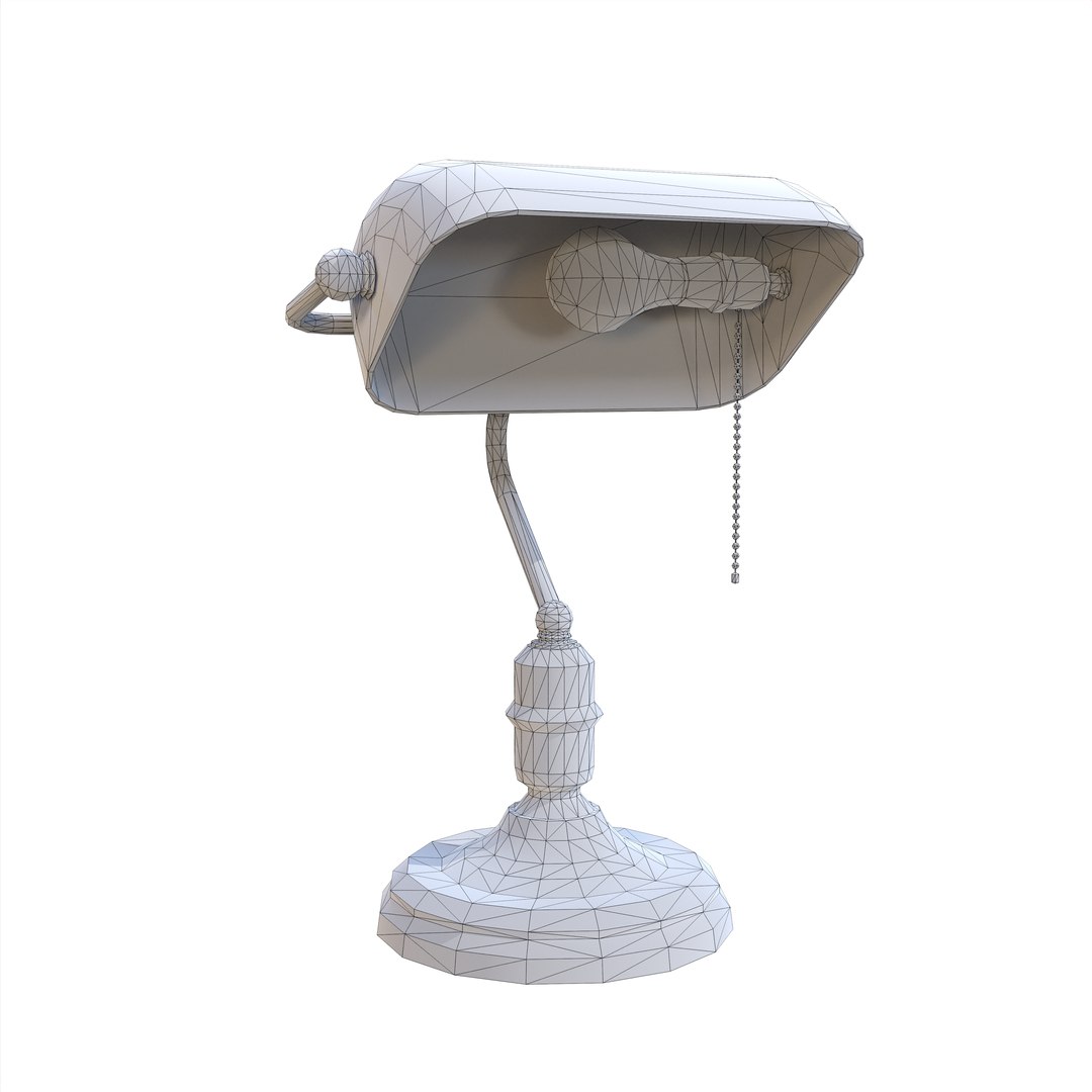 Banker Lamp 3D Model - TurboSquid 2096293
