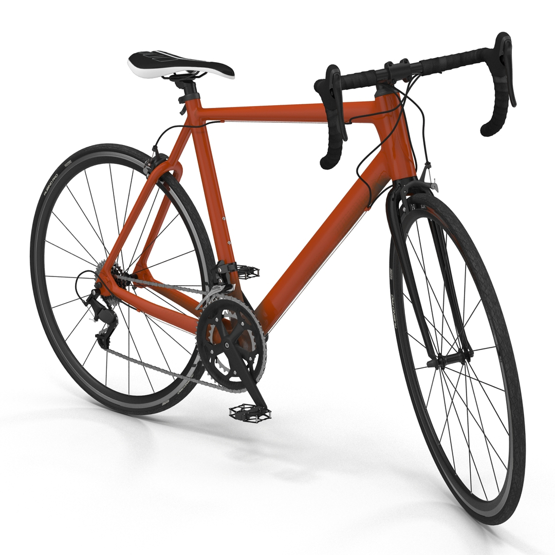 3d model bikes 3 rigged bicycle