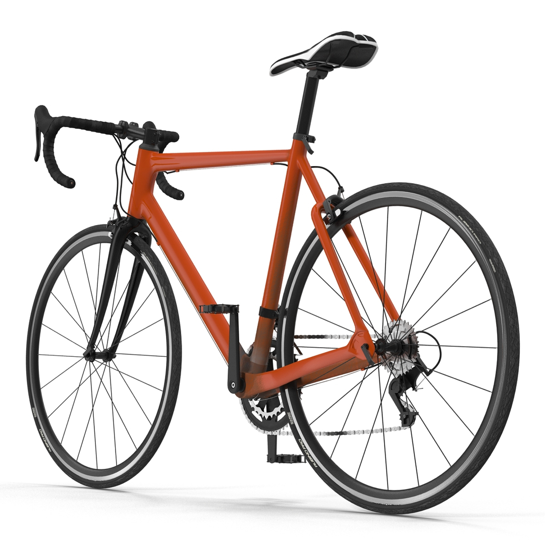 3d model bikes 3 rigged bicycle