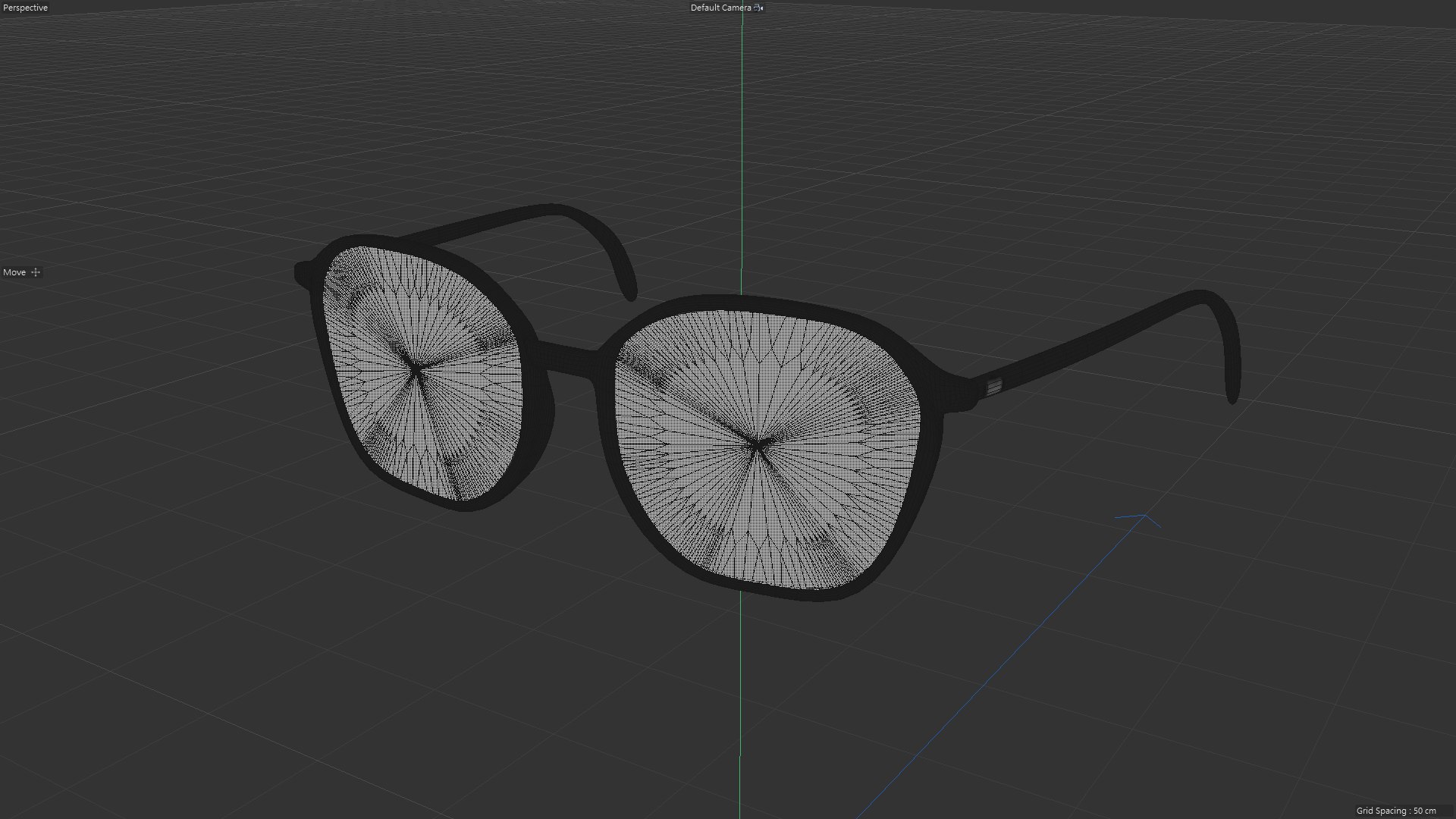 Square Half Frame Glasses 3D Model - TurboSquid 2410394