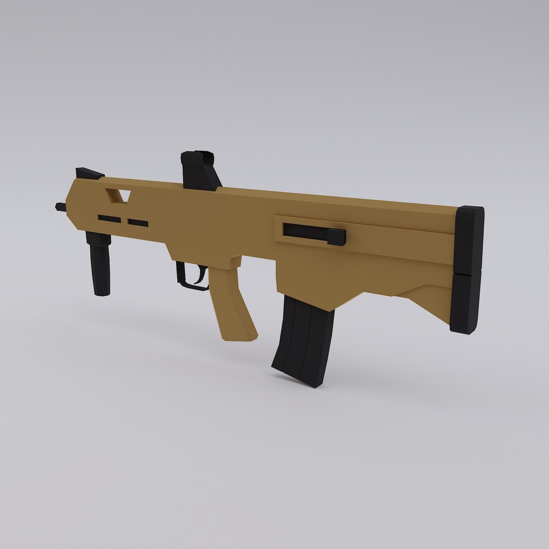 FB MSBS Grot Assault Rifle Gun Model - TurboSquid 1992895