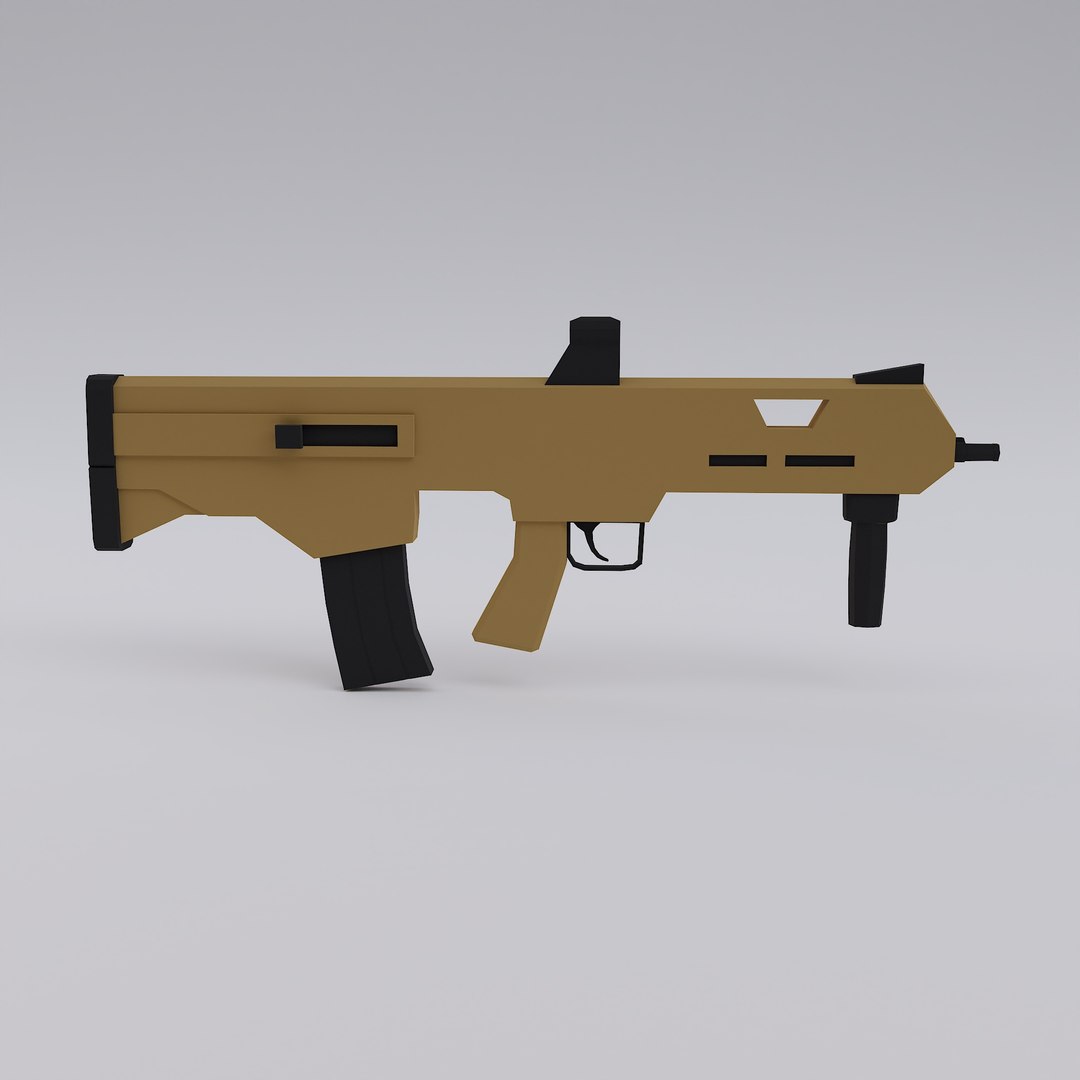 FB MSBS Grot Assault Rifle Gun Model - TurboSquid 1992895