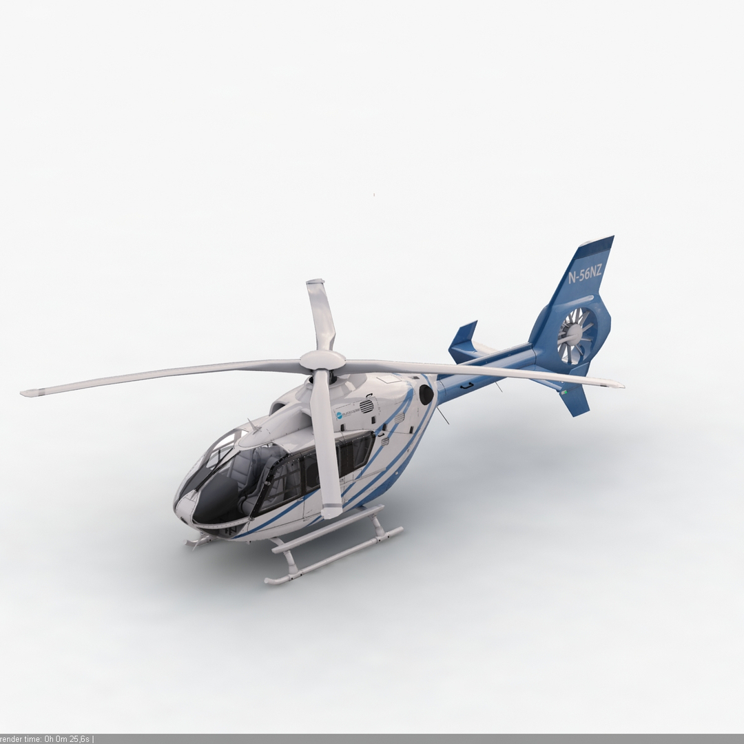 3d Eurocopter Ec 135 Private