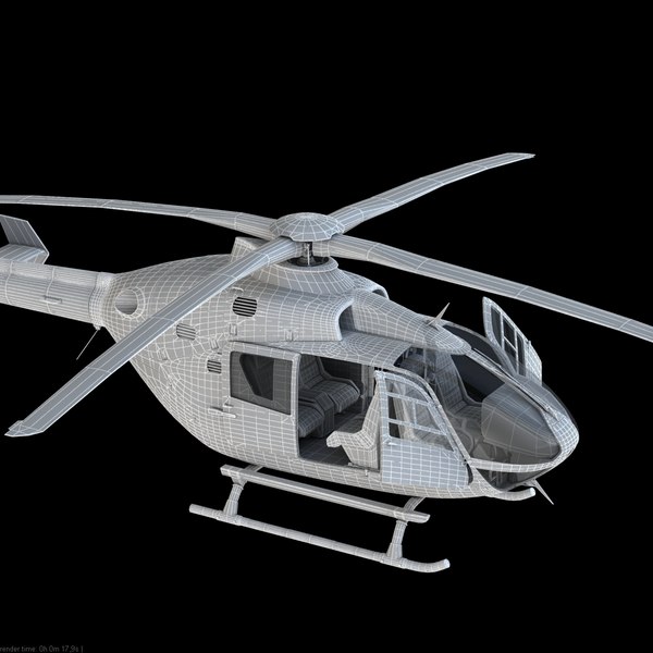 3d eurocopter ec 135 private