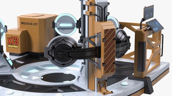 3D sci fi teleportation device - TurboSquid 1634108