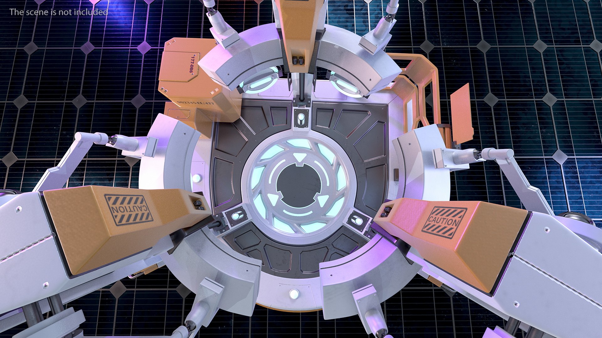 3D sci fi teleportation device - TurboSquid 1634108