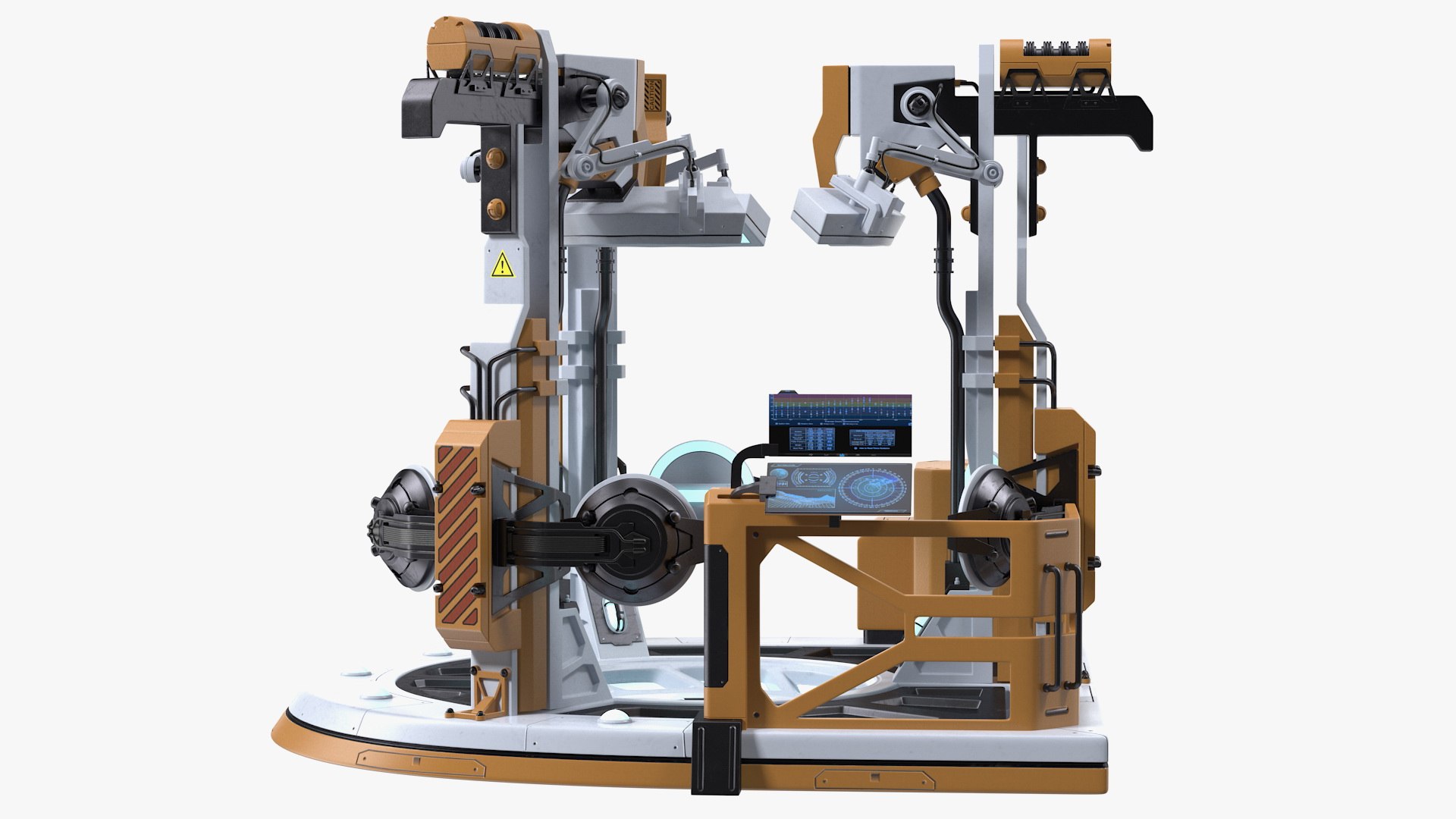 3D sci fi teleportation device - TurboSquid 1634108