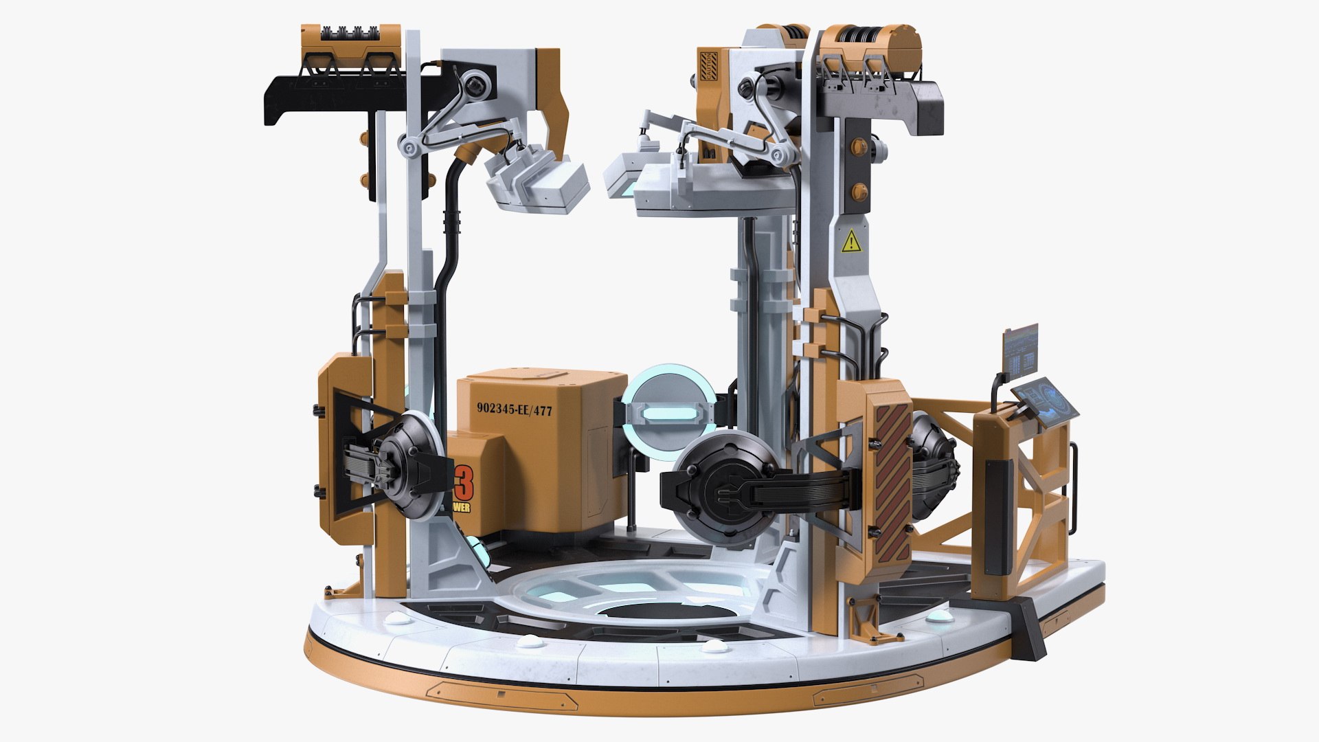 3D sci fi teleportation device - TurboSquid 1634108