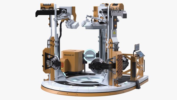 3D sci fi teleportation device - TurboSquid 1634108