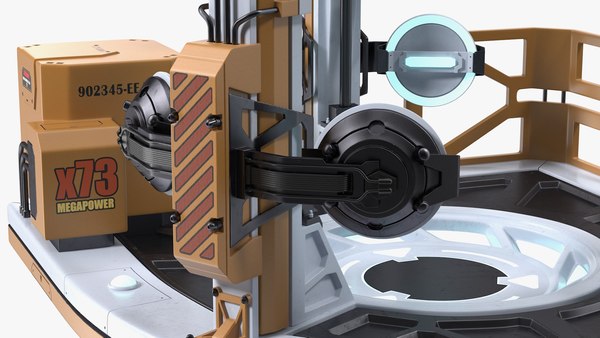 3D sci fi teleportation device - TurboSquid 1634108