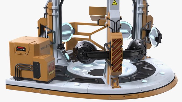 3D sci fi teleportation device - TurboSquid 1634108