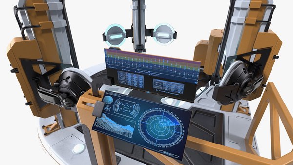 3D sci fi teleportation device - TurboSquid 1634108