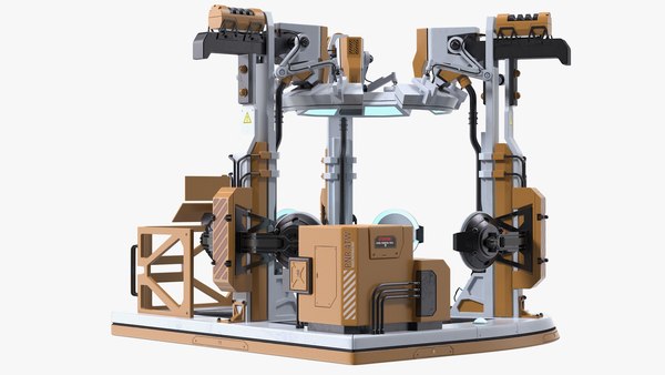 3D sci fi teleportation device - TurboSquid 1634108