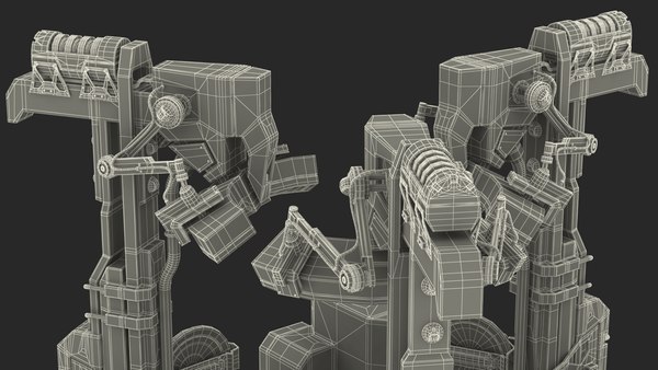 3D sci fi teleportation device - TurboSquid 1634108