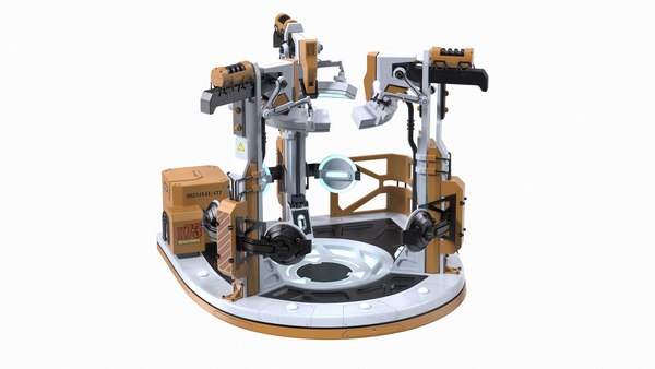 3D sci fi teleportation device - TurboSquid 1634108