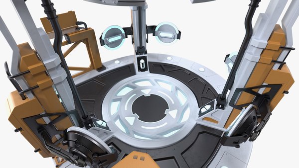 3D sci fi teleportation device - TurboSquid 1634108