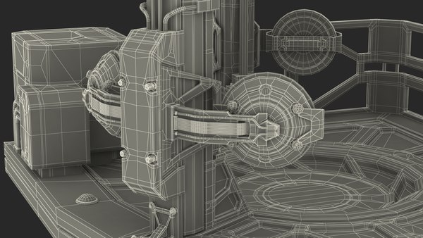 3D sci fi teleportation device - TurboSquid 1634108