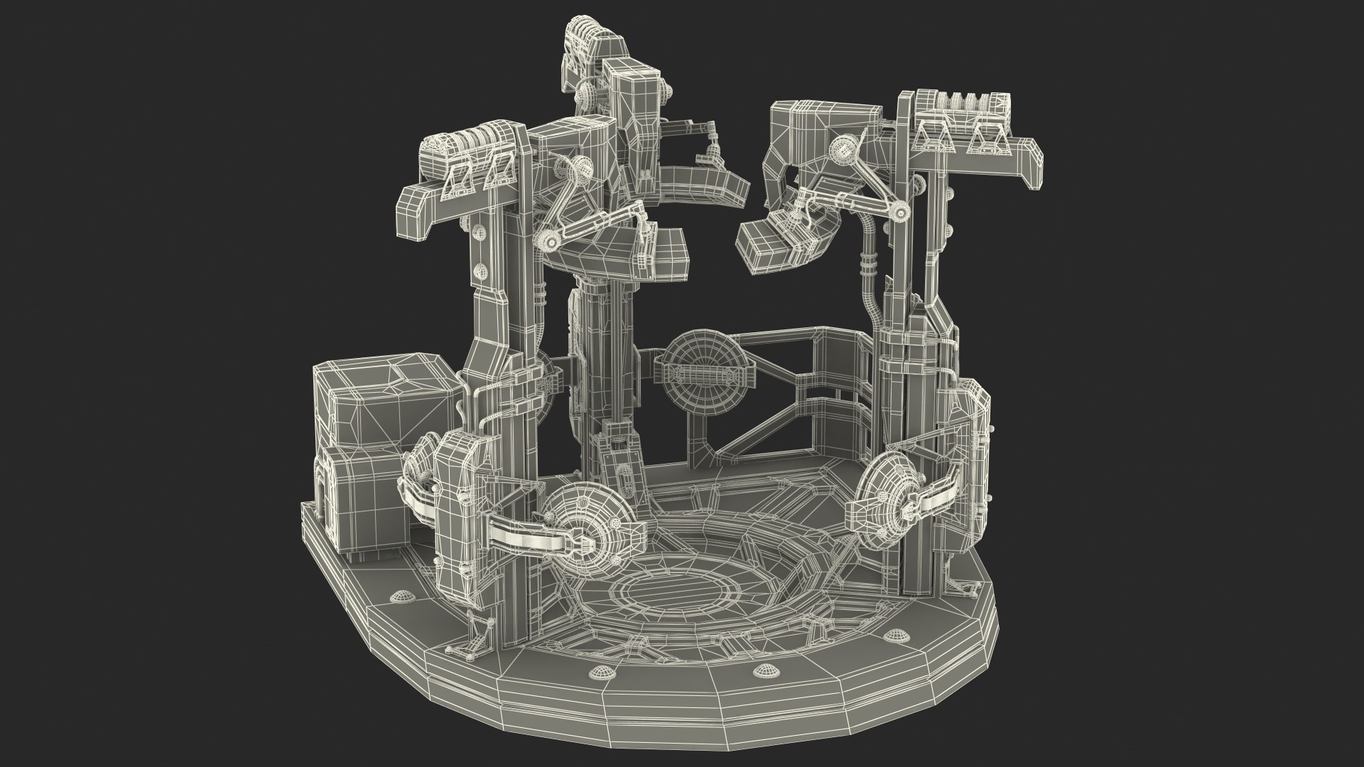 3D Sci Fi Teleportation Device - TurboSquid 1634108