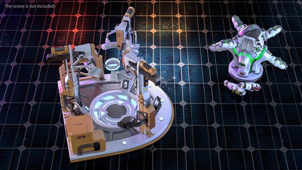 3D sci fi teleportation device - TurboSquid 1634108