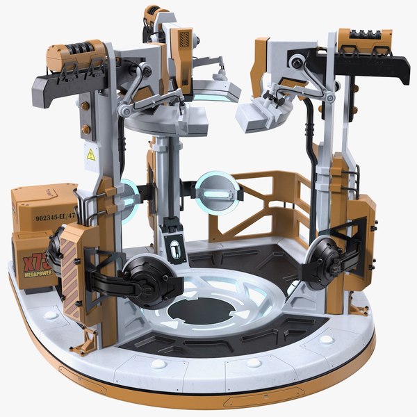 Sci-Fi-Teleportationsgerät 3D-Modell - TurboSquid 1634108