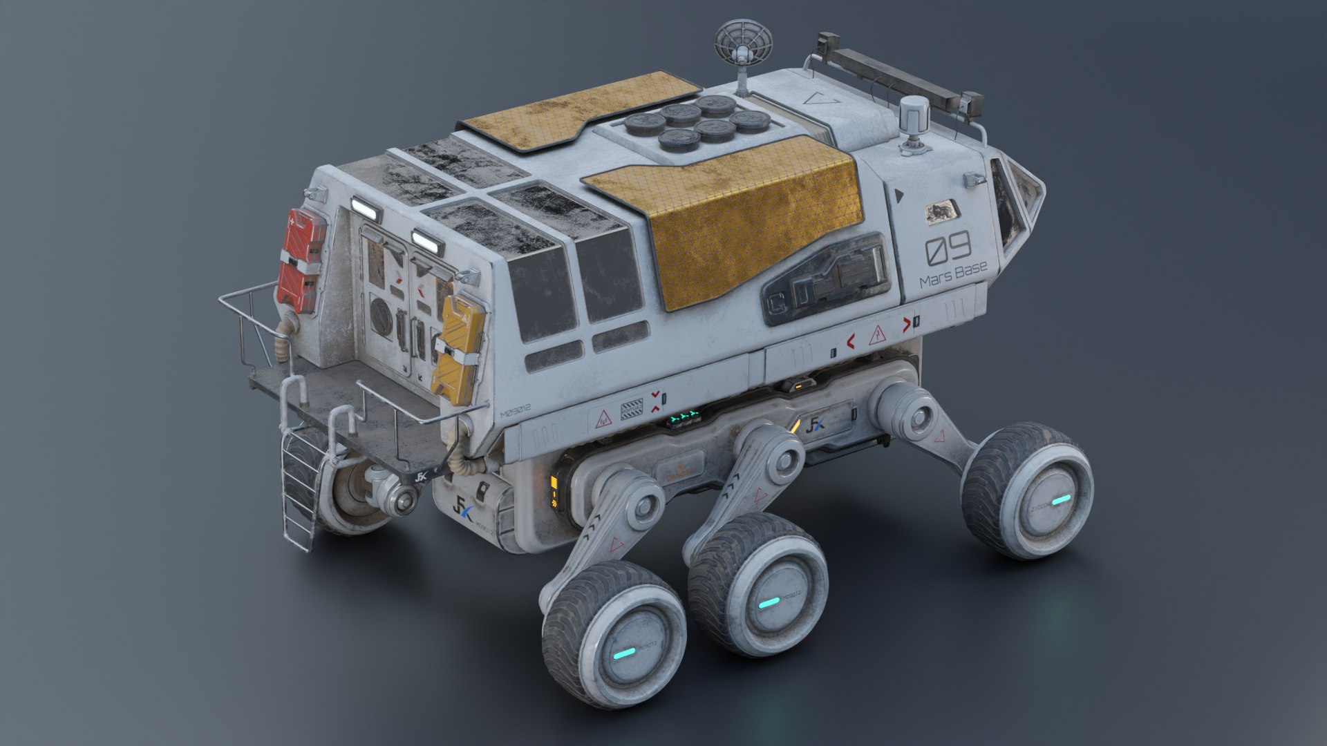 Pbr-Mars Rovers Series - Exploration Vehicles 3D - TurboSquid 2434346