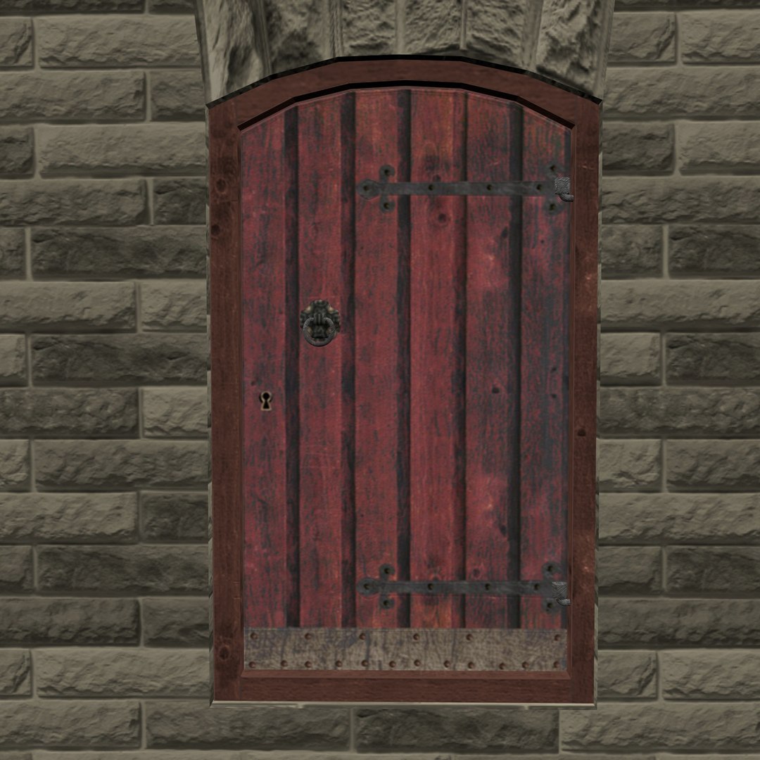 Medieval door 3D model - TurboSquid 1207184