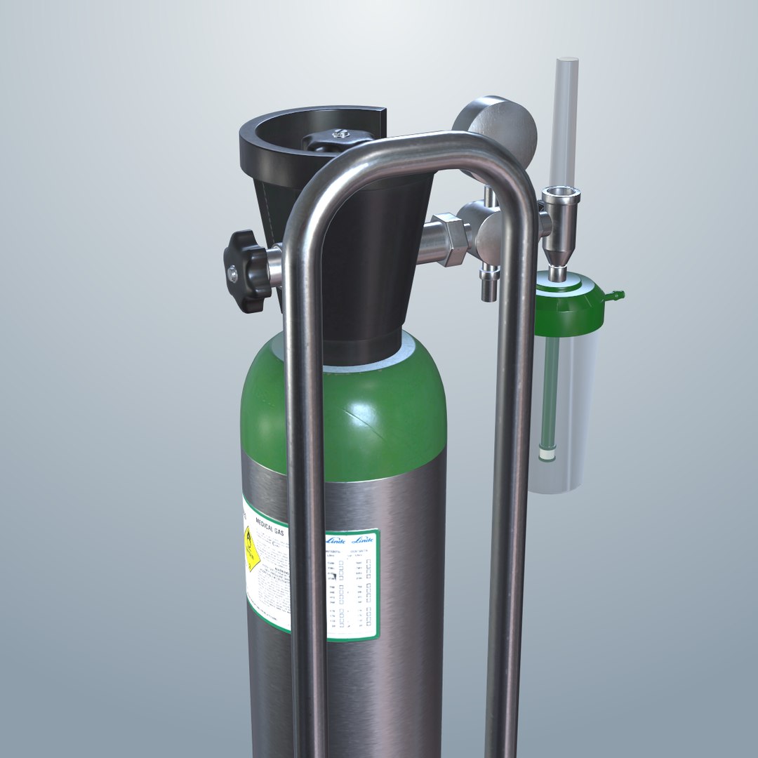 3D Medical Oxygen Cylinder Model | 1148770 | TurboSquid