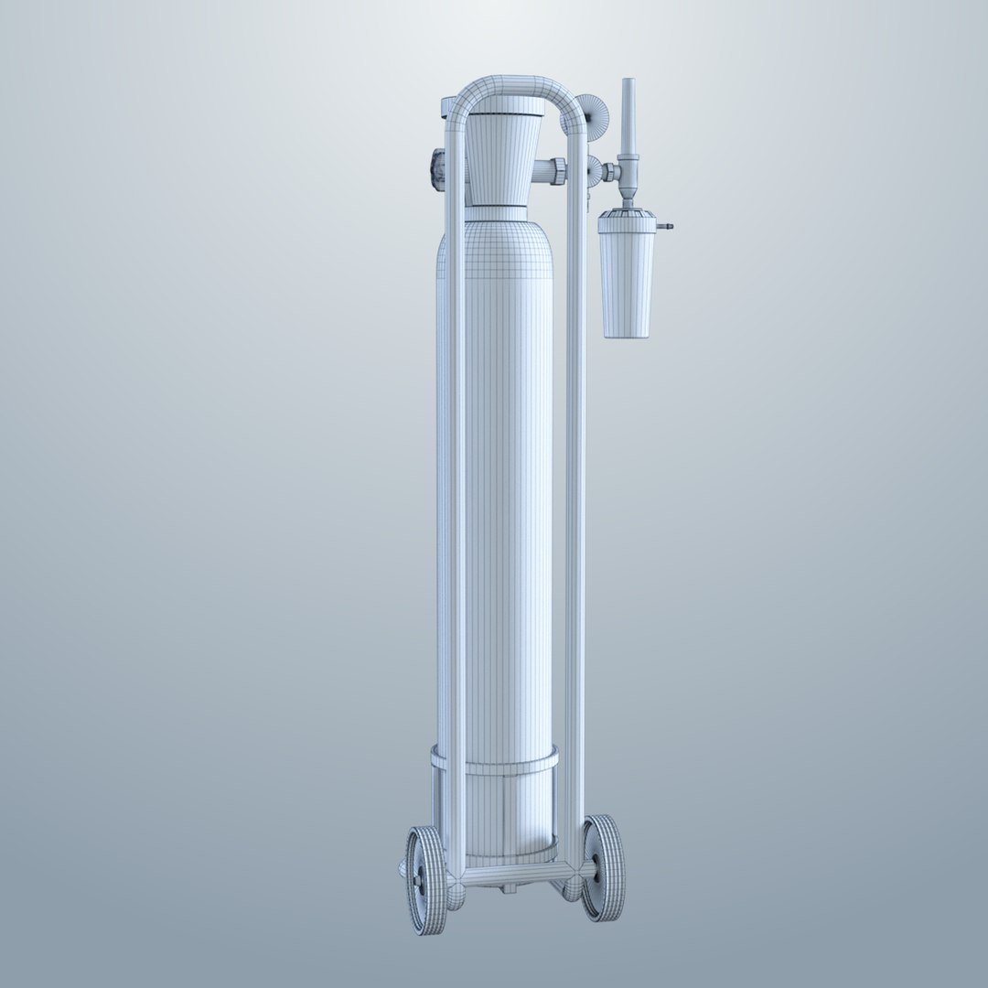 3D Medical Oxygen Cylinder Model | 1148770 | TurboSquid