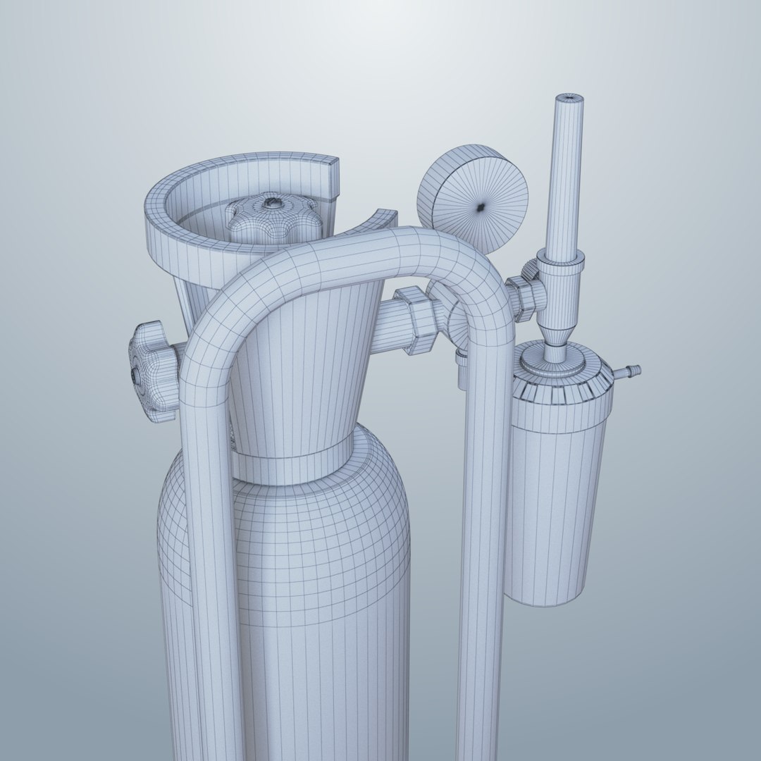 3D Medical Oxygen Cylinder Model | 1148770 | TurboSquid