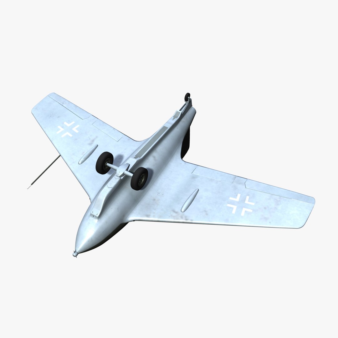 3ds max messerschmitt 163 komet fighter