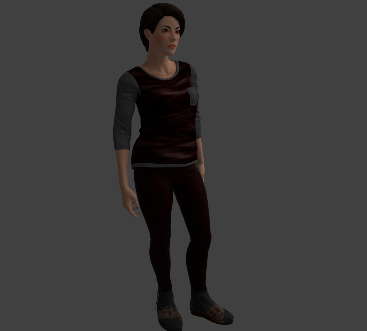 3D Rigged Female Character - TurboSquid 1492791