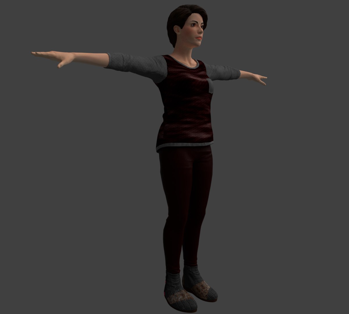 3D Rigged Female Character - TurboSquid 1492791