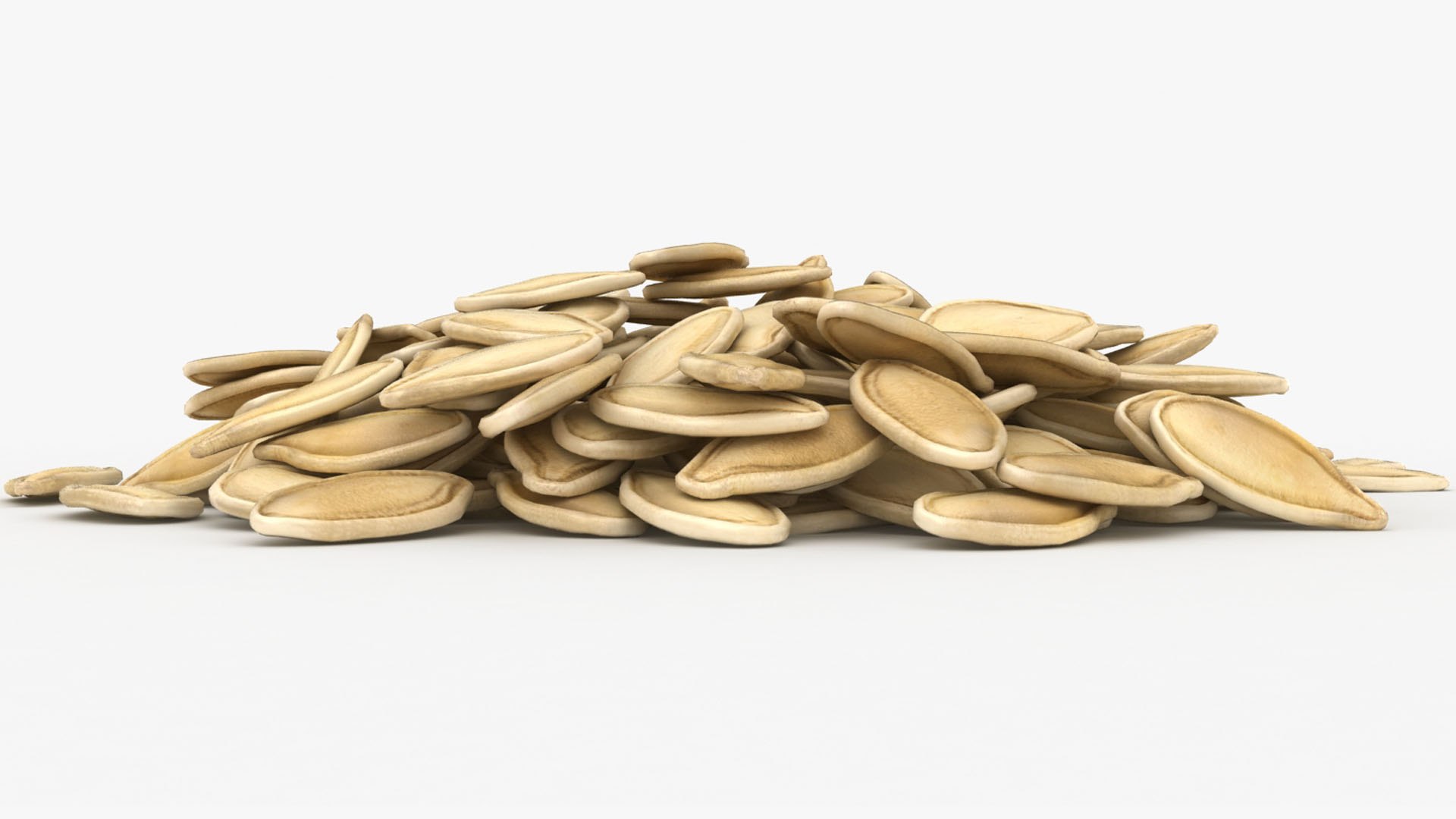 Pumpkin Seeds Pile Collection 3D Model - TurboSquid 2108663