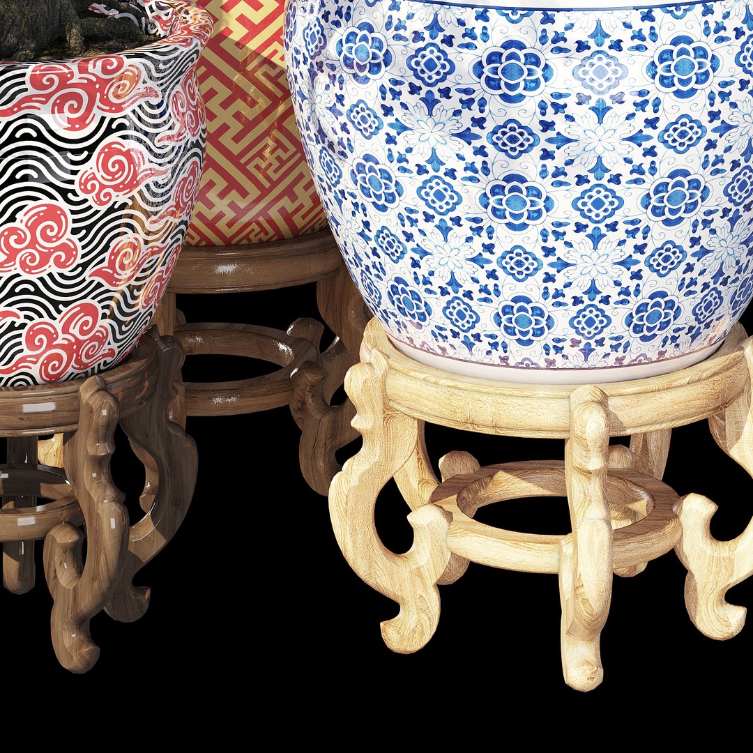 3D Porcelain Plant - TurboSquid 2016833