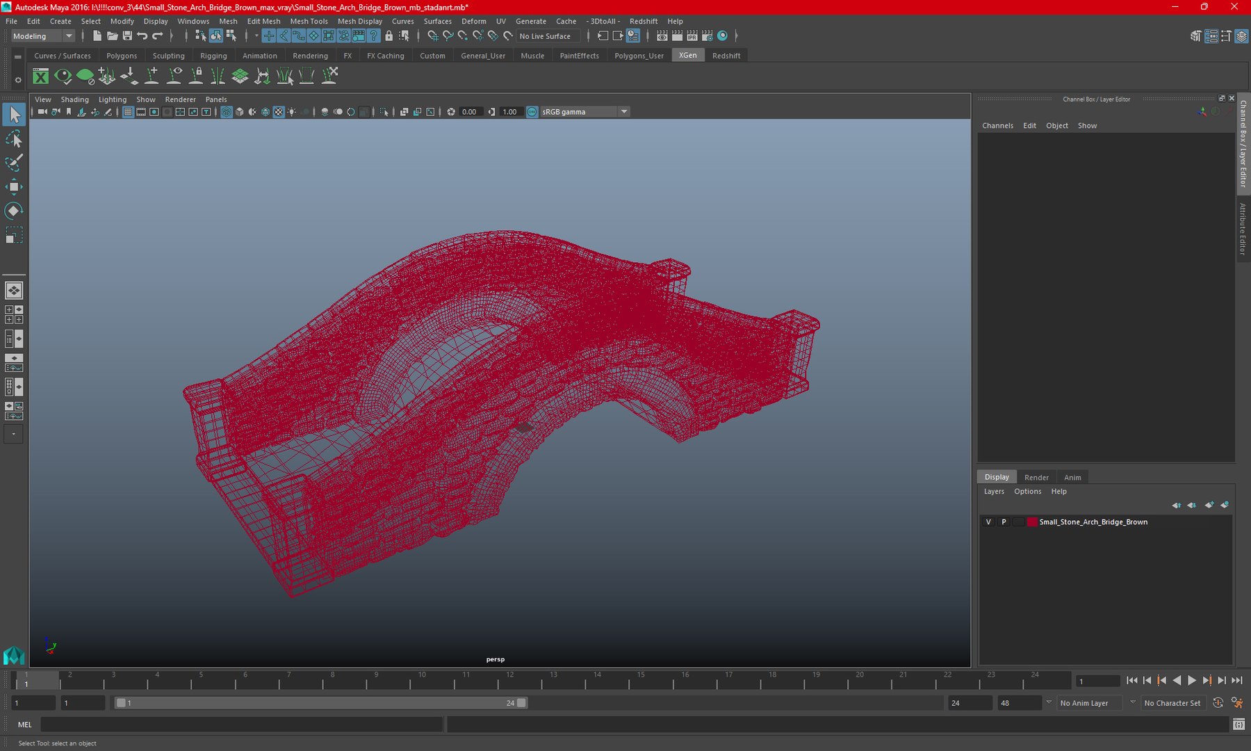 3D Stylized Stone Arch Bridge - TurboSquid 2268755
