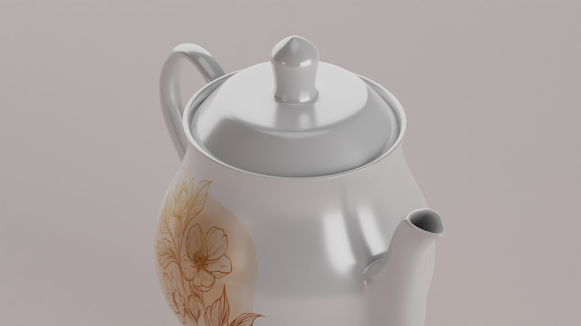 3D Tea Pot - TurboSquid 2166873