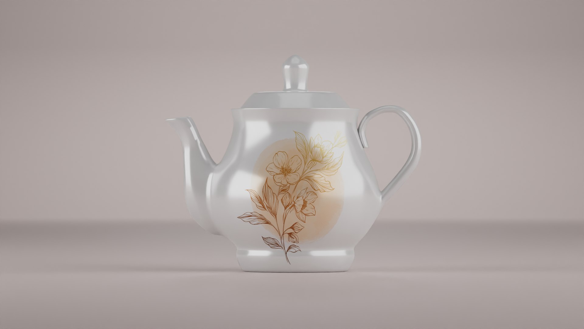 3D Tea Pot - TurboSquid 2166873