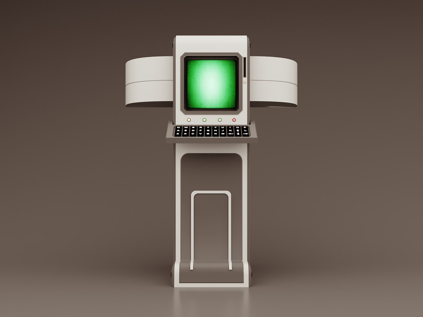 3D Sci-fi Retro Control Panel Project 5 - TurboSquid 2063017