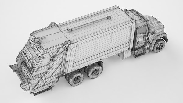 Garbage Truck Generic 05 3D model - TurboSquid 1815524