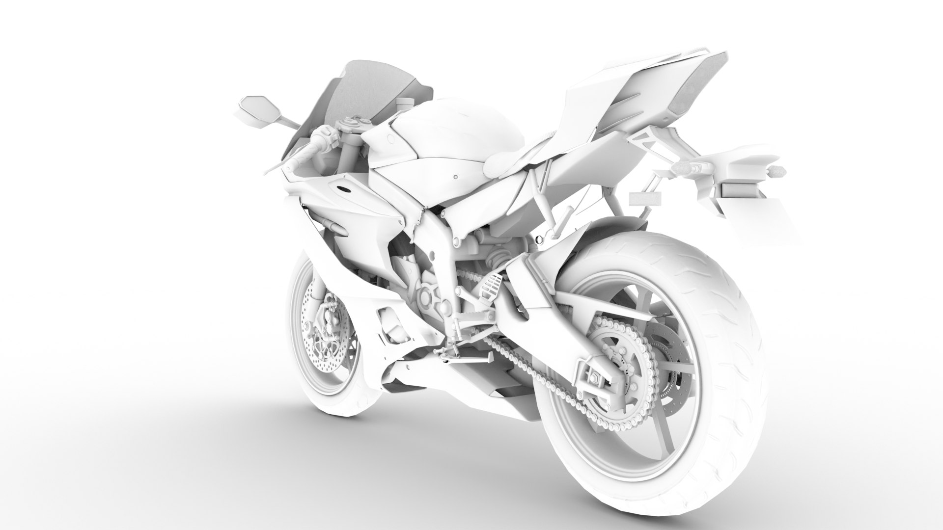 3D YZF R6 3D Model Low-poly - TurboSquid 2281655