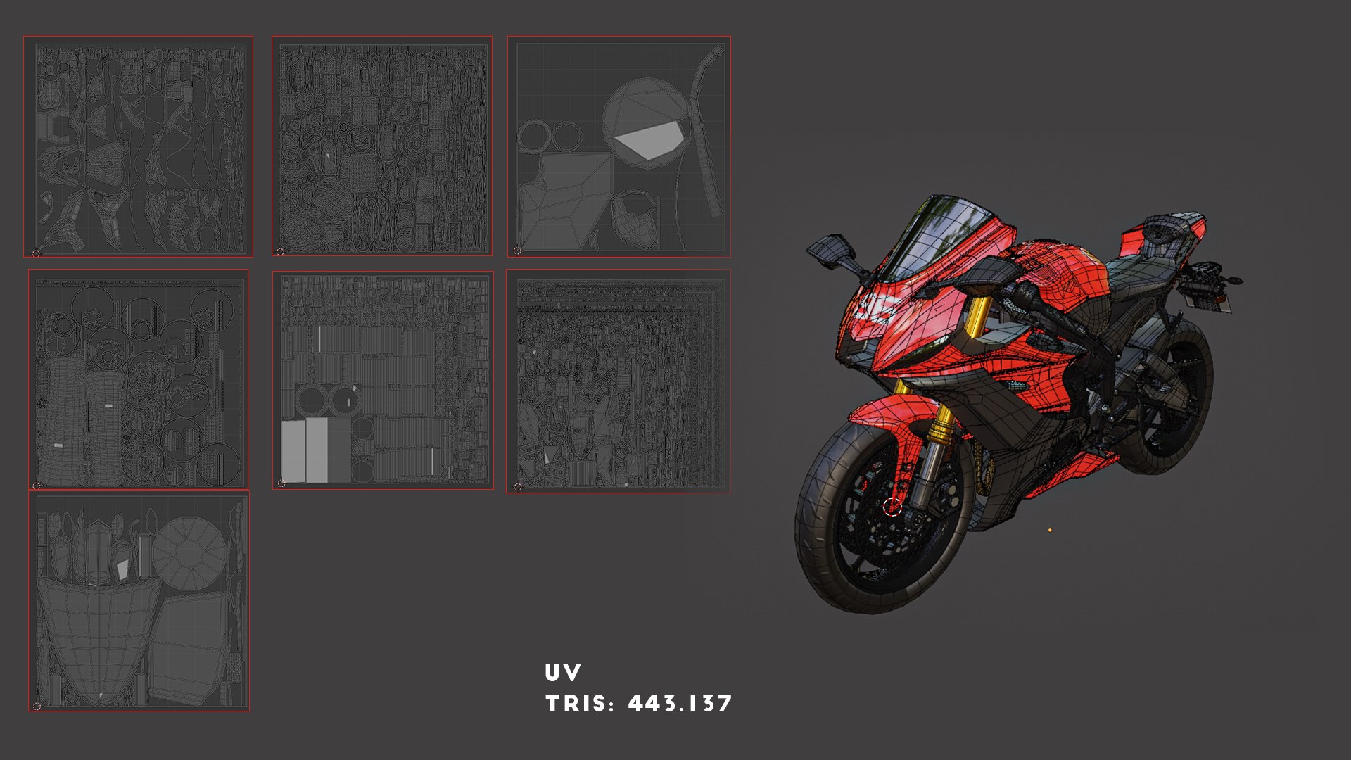 3D YZF R6 3D Model Low-poly - TurboSquid 2281655