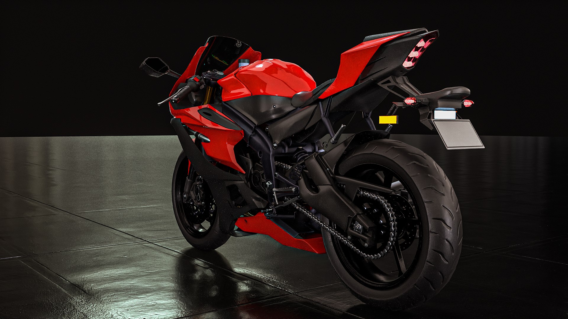3D YZF R6 3D Model Low-poly - TurboSquid 2281655
