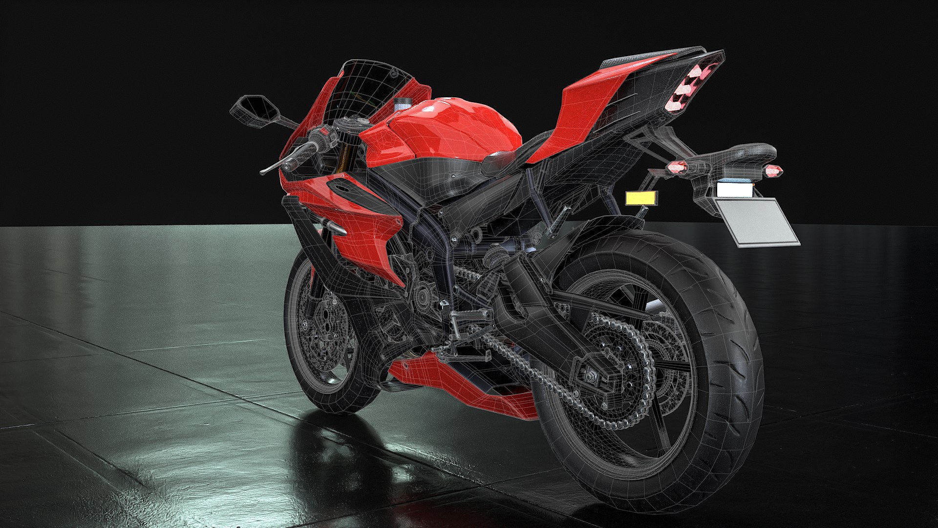 3D YZF R6 3D Model Low-poly - TurboSquid 2281655