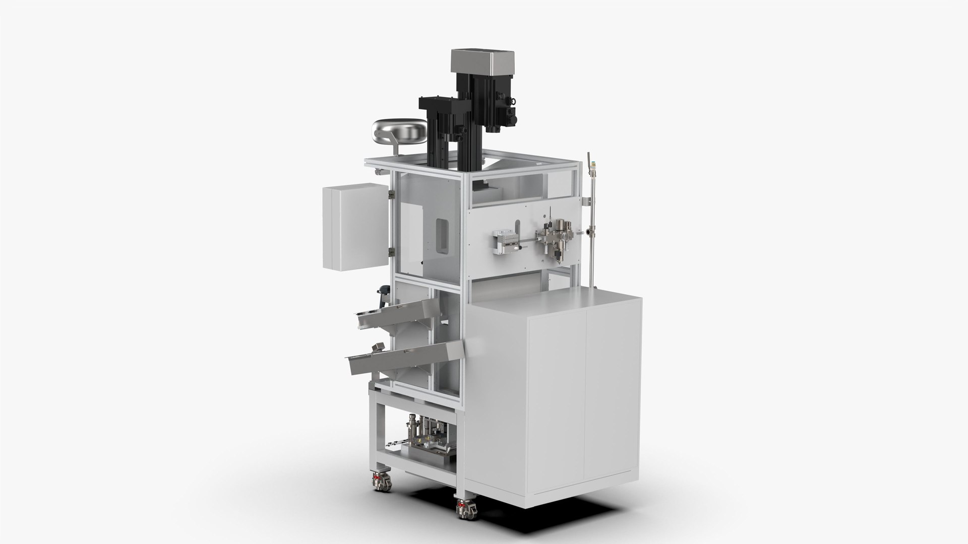 3D Automatic Worm Pressing Machine - TurboSquid 2243692