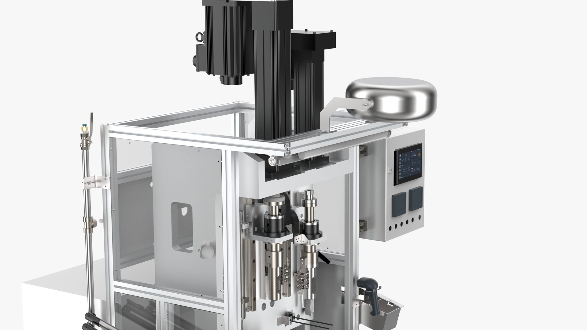 3D Automatic Worm Pressing Machine - TurboSquid 2243692